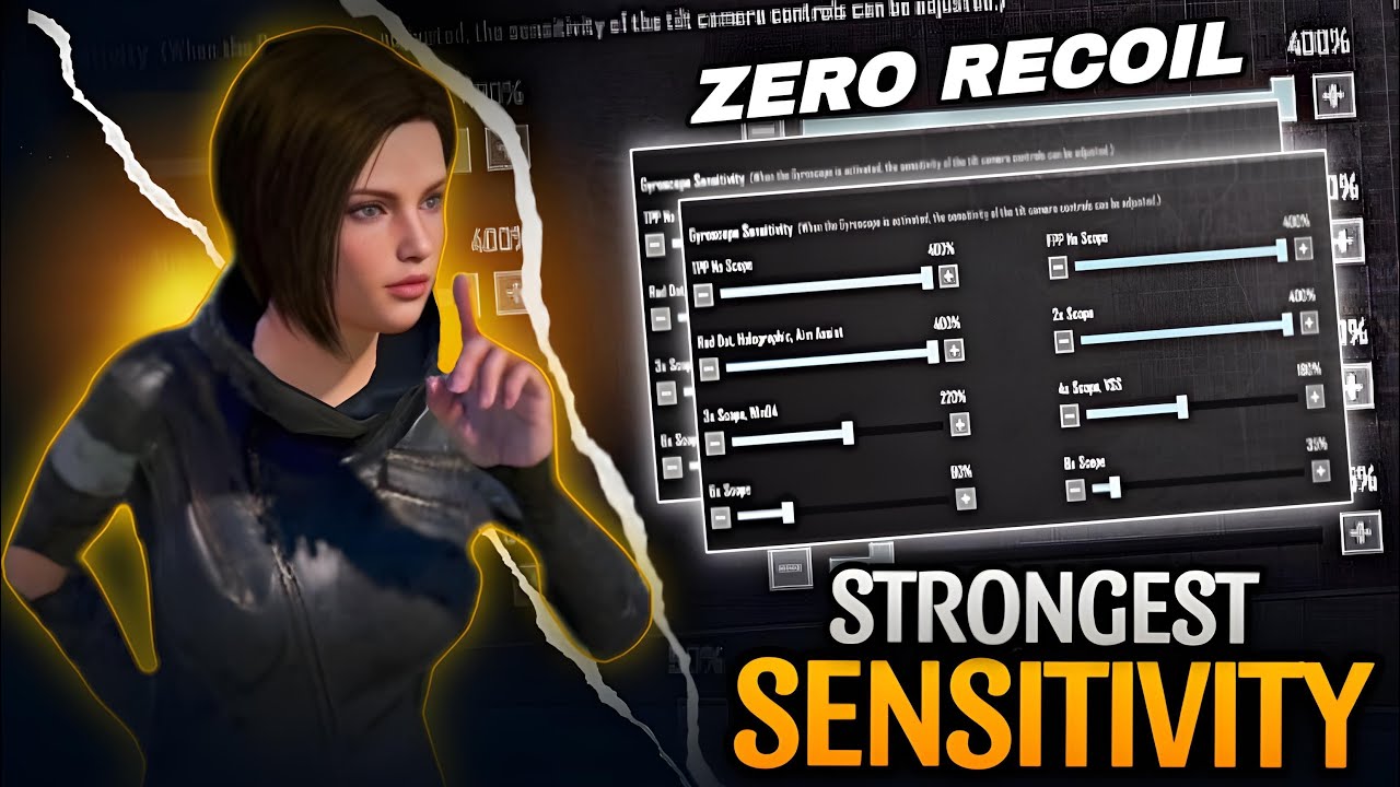 2024 NO RECOIL SENSITIVITY | ZERO RECOIL SENSITIVITY CODE | BGMI BEST ...