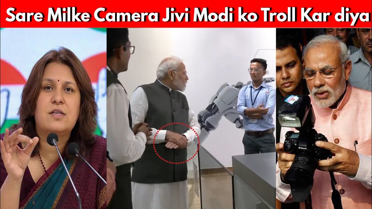 Modi ji ki Camera Prem🤣🤪 Supriya Srinate Troll Camera Jivi Modi ...