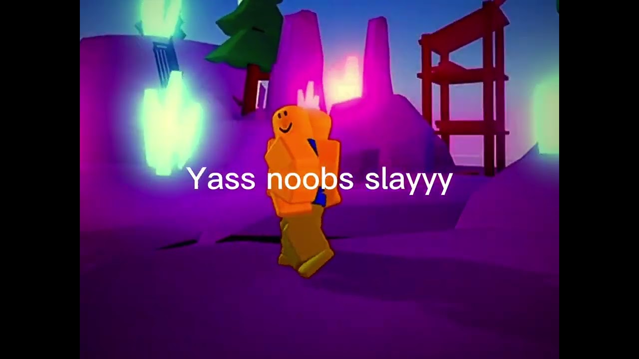 Noob slays /Roblox glitch today - YouTube