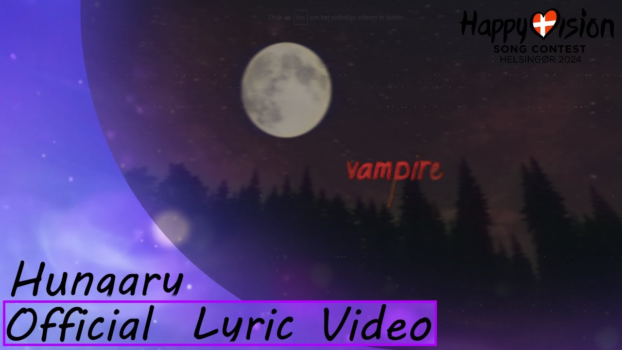 Mari - Vampire - Hungary 🇭🇺 - Official Lyric Video - YouTube