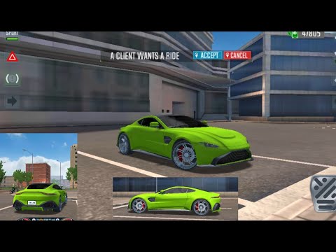 Driving Aston Martin Vantage | Taxi Sim 2022 - YouTube