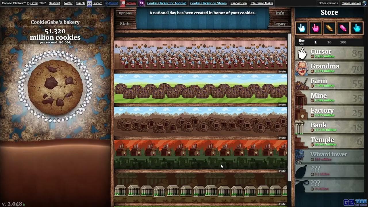 Cookie Clicker Gameplay #3 - Getting the "Hardcore" achievement! - YouTube