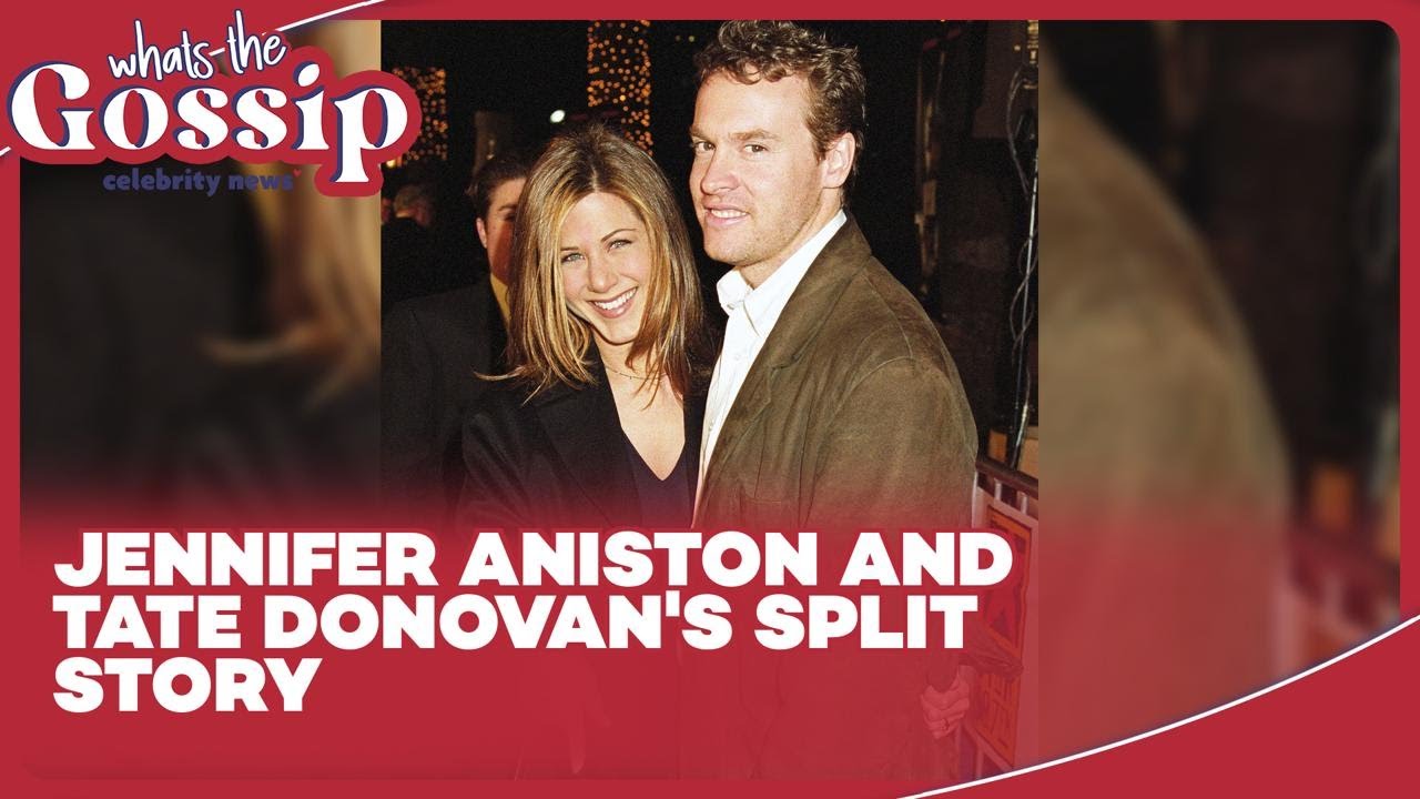 Jennifer Aniston and Tate Donovan's Painful Split on Friends Set - YouTube