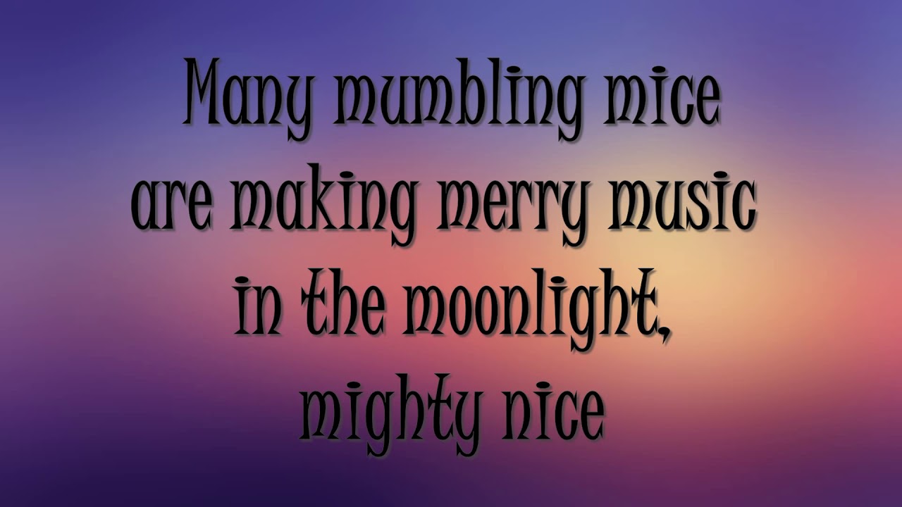 Many Mumbling Mice Vocal Warm Up - YouTube