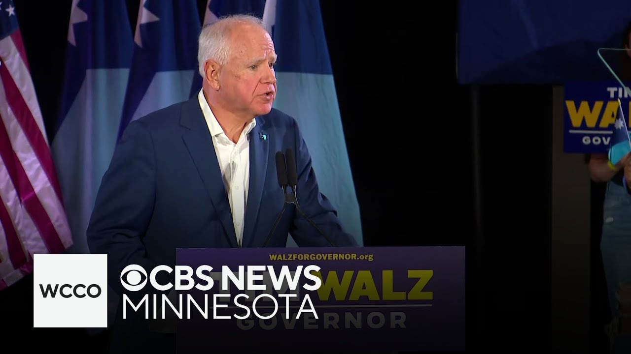 Gov. Tim Walz launches re-election campaign, hoping for a third term ...