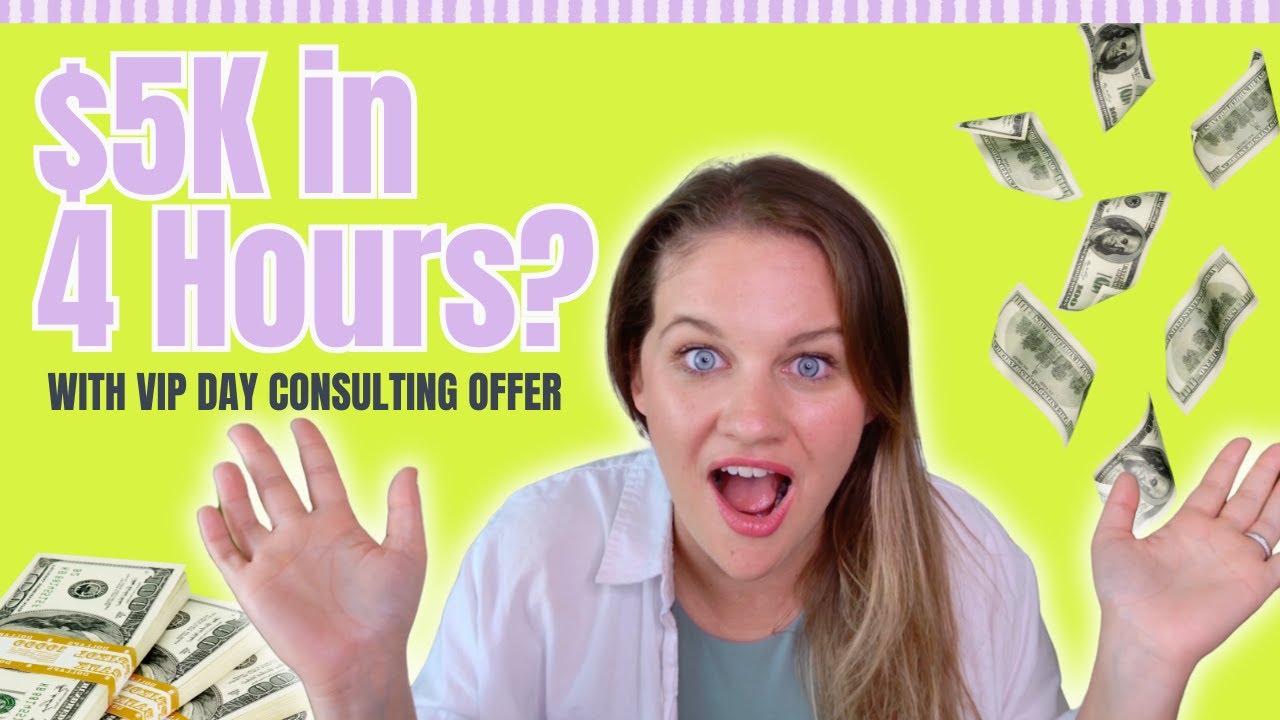 How to Structure a $5,000 VIP Day: Step-by-Step Guide for Freelance Consultants - YouTube