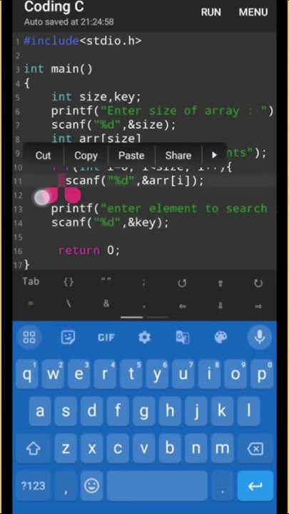 🔍 Searching For An Element In An Array Linear Search Algorithm Algorithms Cprogramming