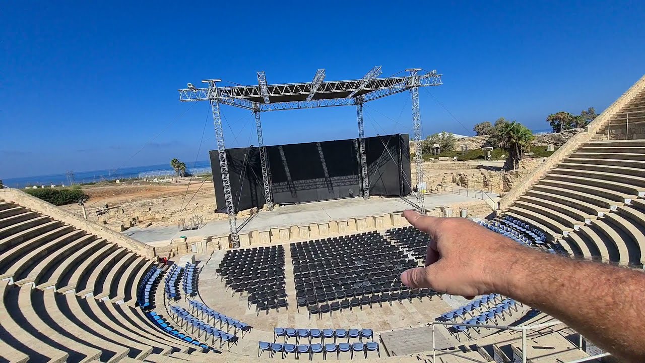 The Roman Theater of Caesarea, Israel - The story of the theater which ...