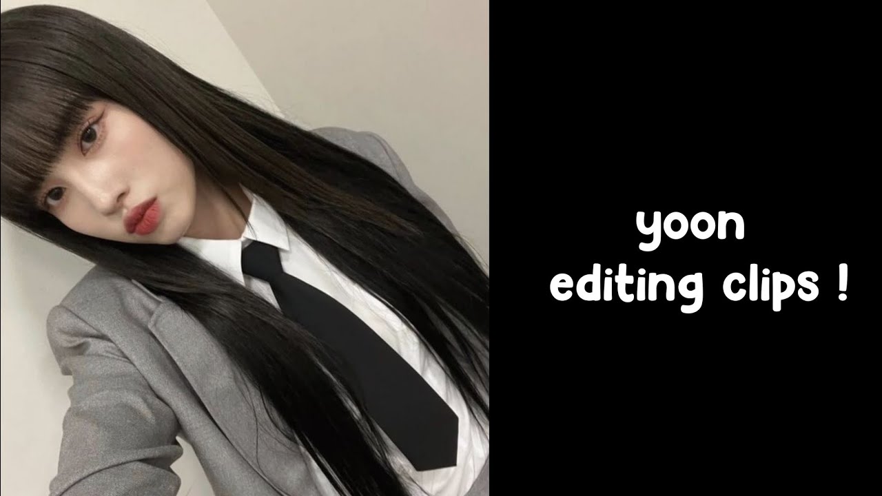 Yoon editing clips ! ★ - YouTube