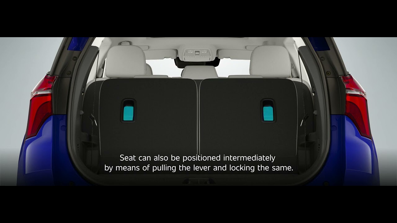 XUV700: Third Row Seat Folding Features Explained - YouTube