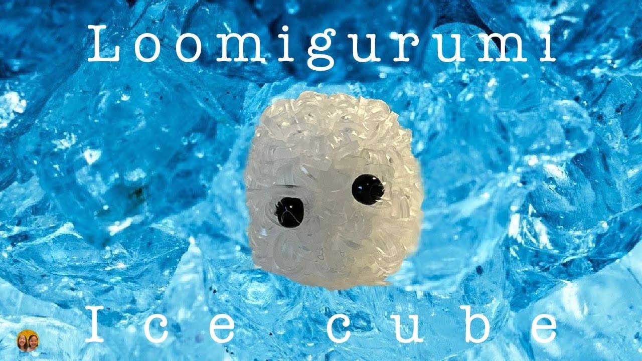 Rainbow Loom Loomigurumi Ice cube Tutorial || LoomingLegends - YouTube