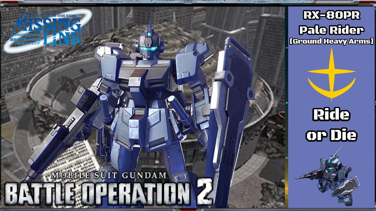 Goodbye GBO2: Ride or Die (GBO2: RX-80PR Pale Rider [Ground Heavy Arms ...