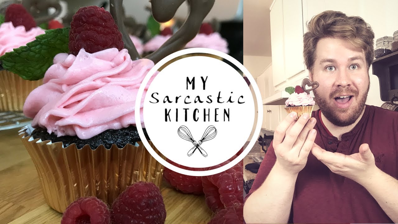 MSK Original | Dark Chocolate Cupcakes with Raspberry Buttercream - YouTube
