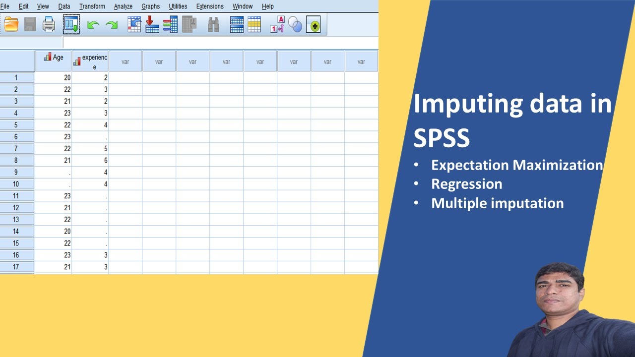 Replacing Missing Values Imputing Data In SPSS Part 2 EM Multiple Imputations YouTube Replacing Missing Values Imputing Data In SPSS Part 2 EM Multiple Imputations YouTube
