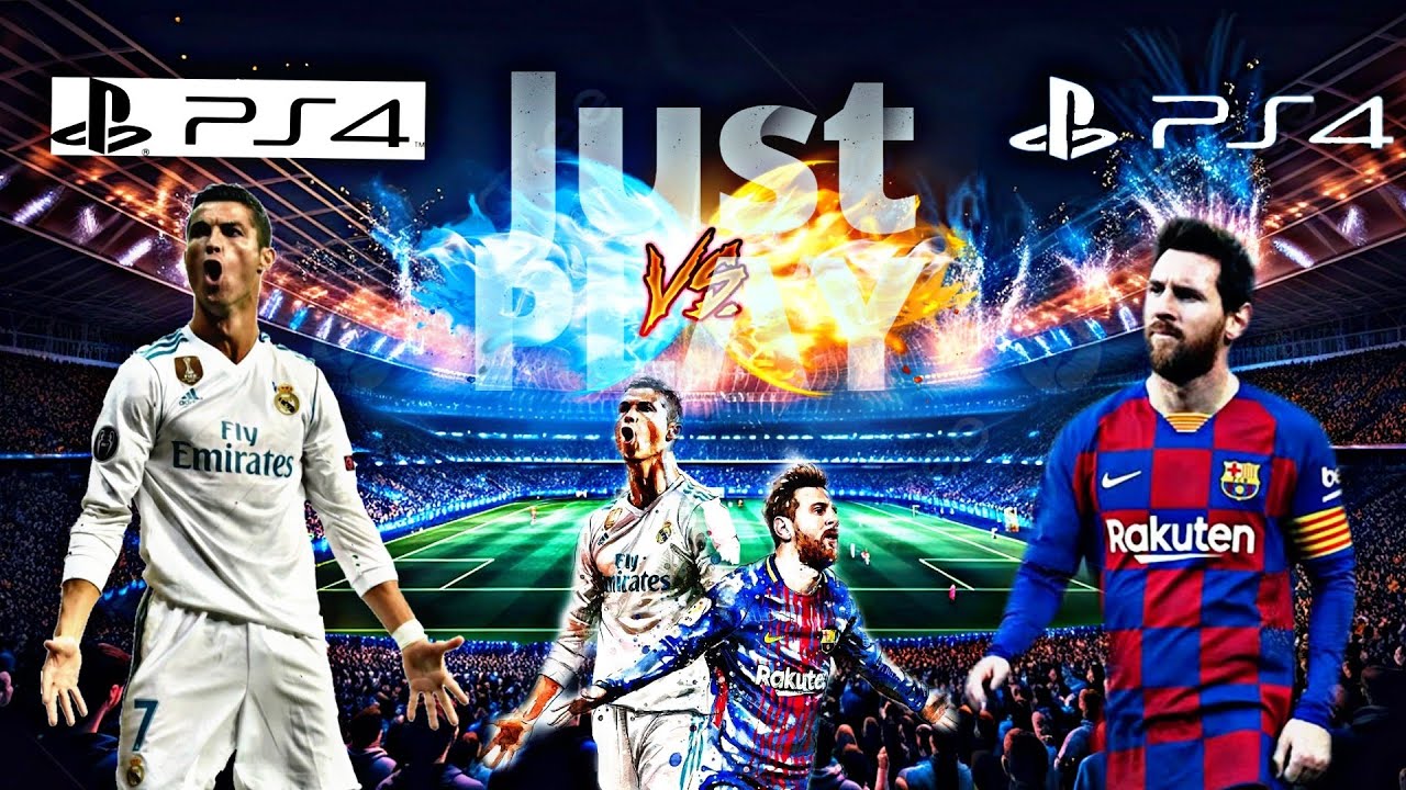 RONALDO 💥 VS MESSI 💥 AMAZING 🤩 FIGHT 💪🤩💖 UNBELIEVABLE MATCH 😱 PS4 ...