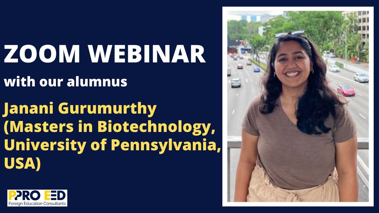 Study Biotechnology at UPenn, USA - Ivy league - YouTube