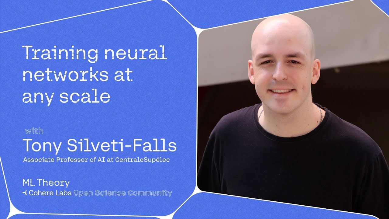 Tony Silveti Falls - Training neural networks at any scale - YouTube
