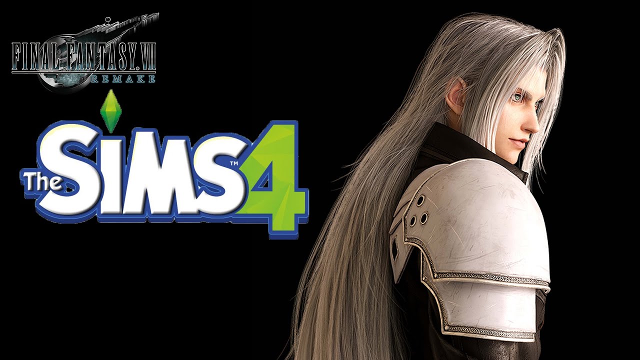 [สร้างตัวละคร] Sephiroth - Final fantasy 7 (The Sims4) - YouTube