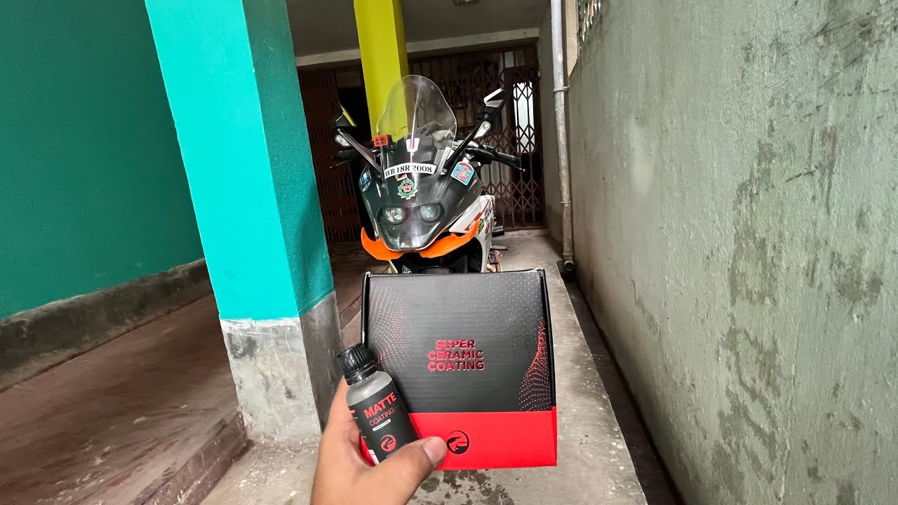 How to Do Super Ceramic Coating| How to Apply Matt Coating| Ceramic Coating done on Ktm RC 390 ...