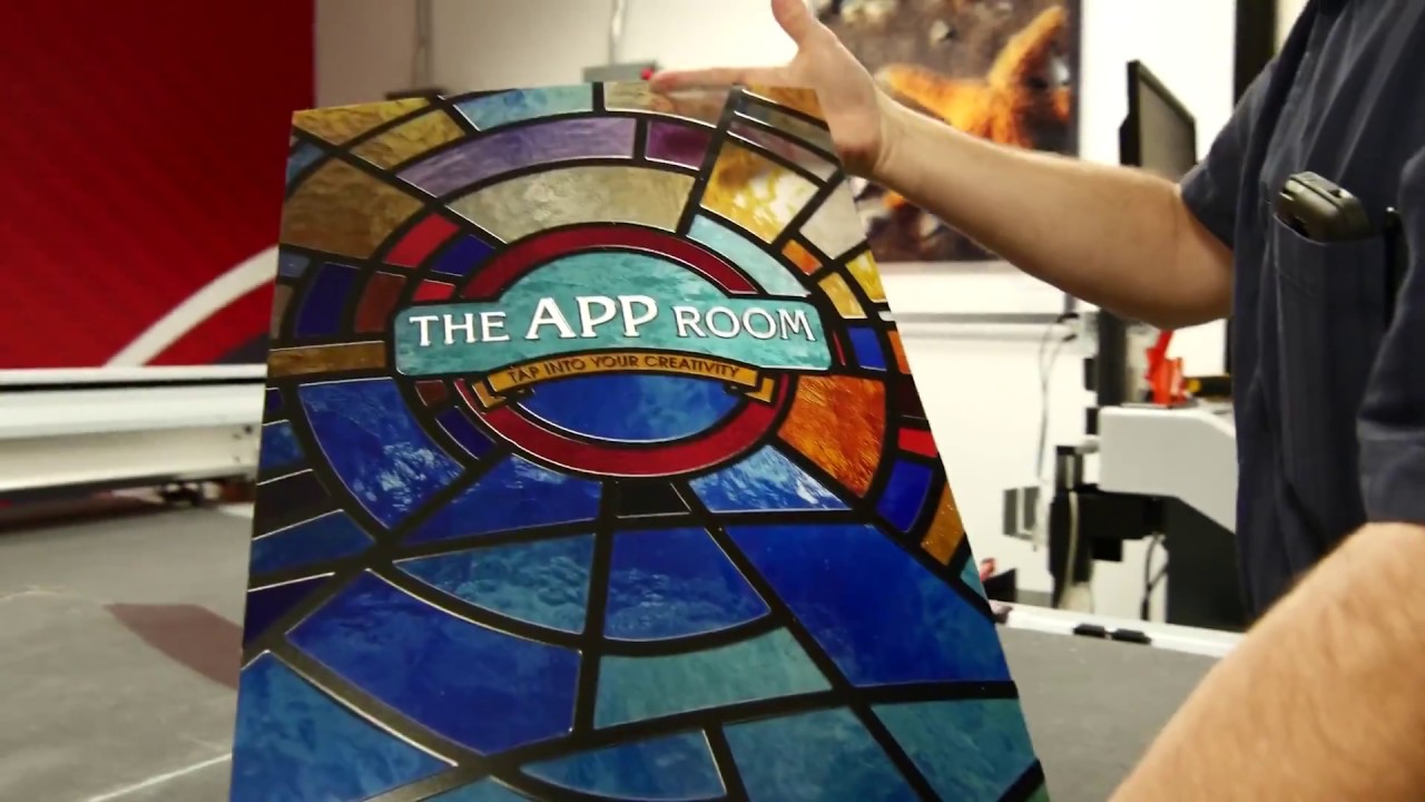 Stained Glass Printing Effect with Layers on Canon Oce Arizona Printer ...