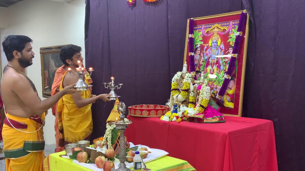 Sri Satyanarayana Swamy puja on April 12, 2025 - YouTube