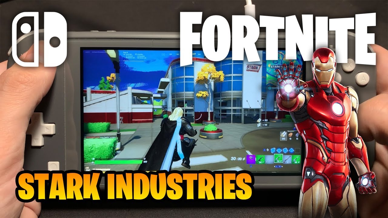 Iron Man Mythic Weapons - Fortnite on Nintendo Switch Lite #113 - YouTube