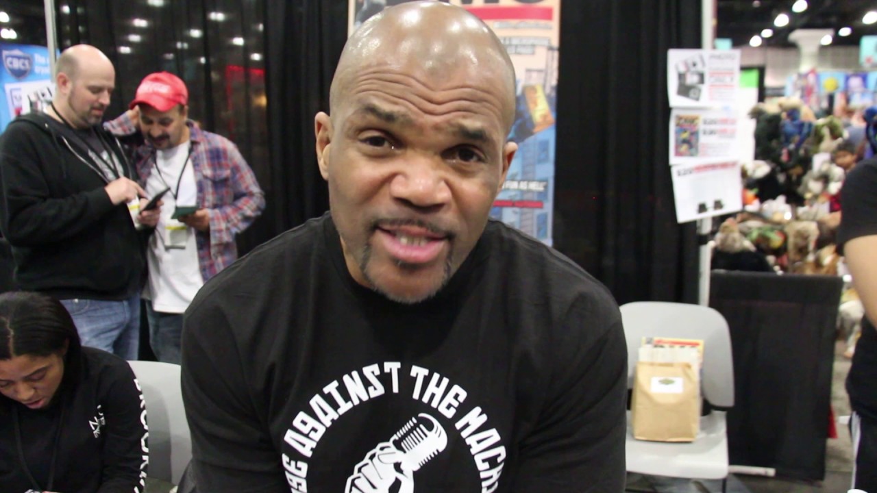 Darrel Mc Daniels aka DMC at Stan Lee's Los Angeles Comiccon Comikaze ...