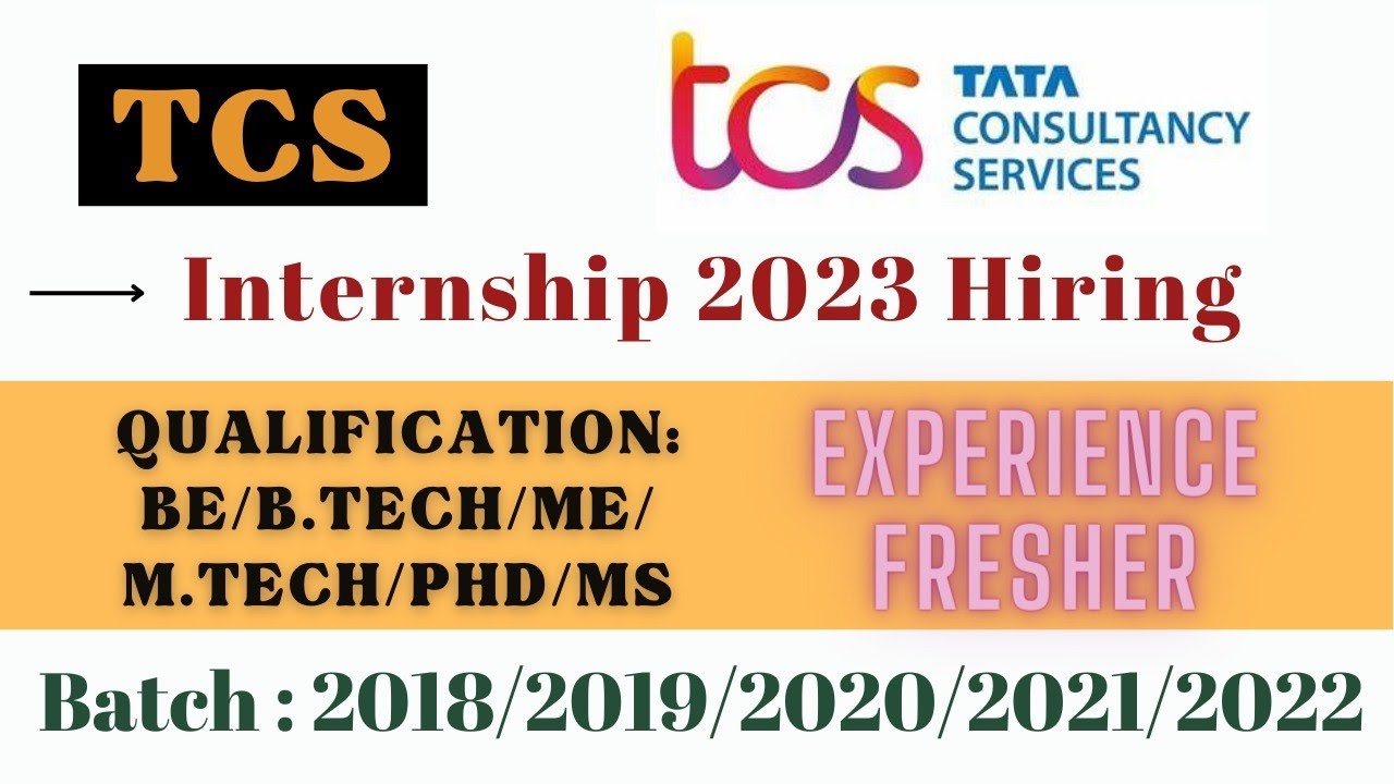 IT Career INTERNSHIP from TCS 2023|Fresher|Apply in Mobile|step by step ...