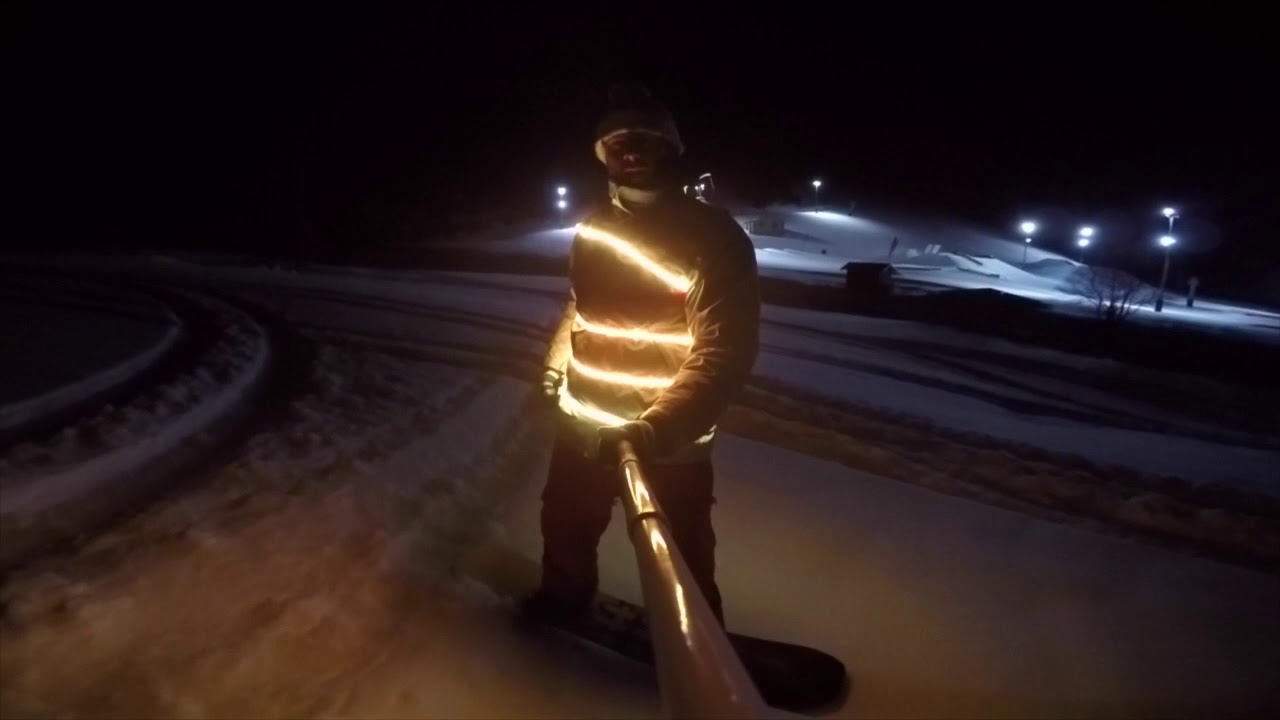 LED Snowboard Jacket - YouTube