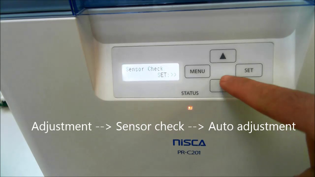 NiSCA PR C201 Auto adjustment - YouTube