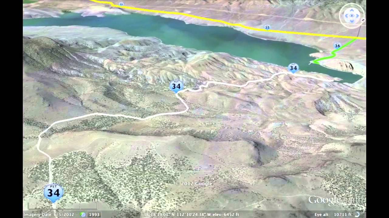 Paiute ATV Trails Map ibook 3d tour of trail PST 34 3D TOUR 720p - YouTube