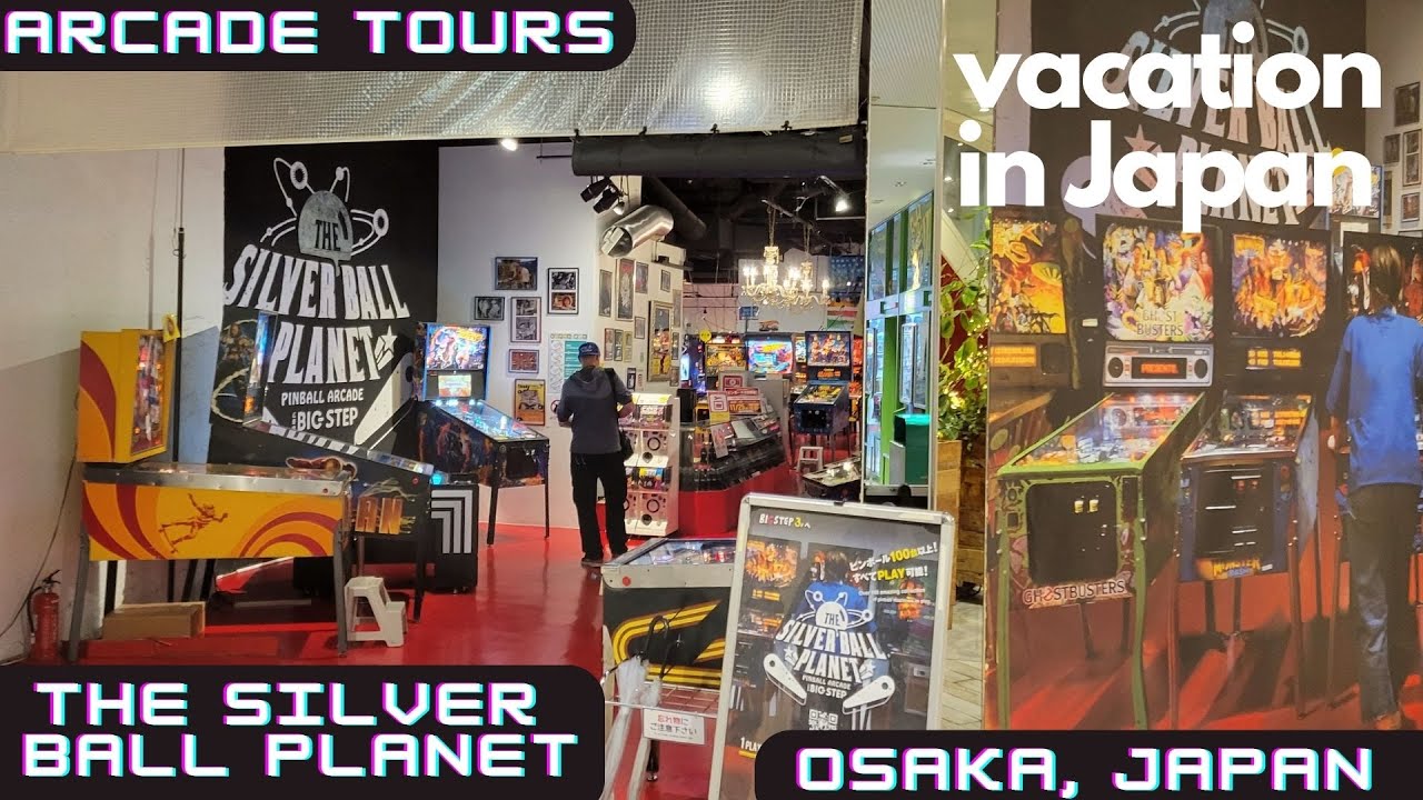 The Silver Ball Planet Arcade Tour, Osaka, Japan! - YouTube