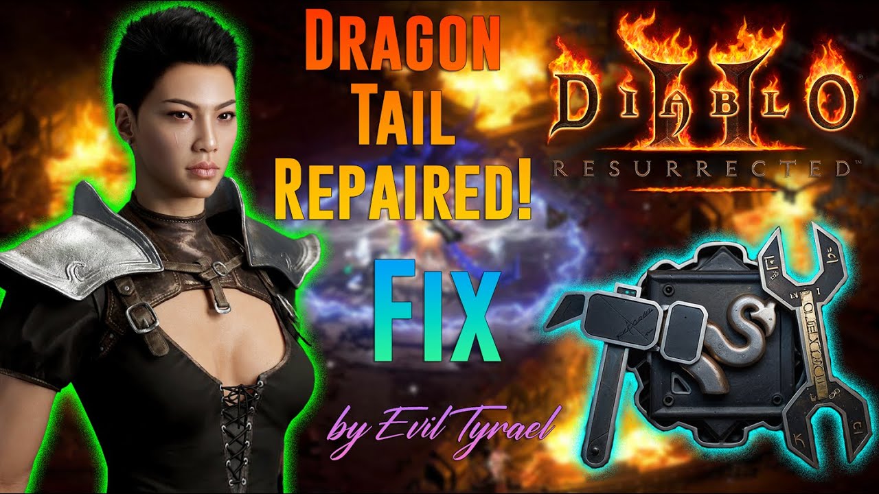 How to fix Dragon Tail in diablo 2 resurrected. Solution by @EvilTyrael ...