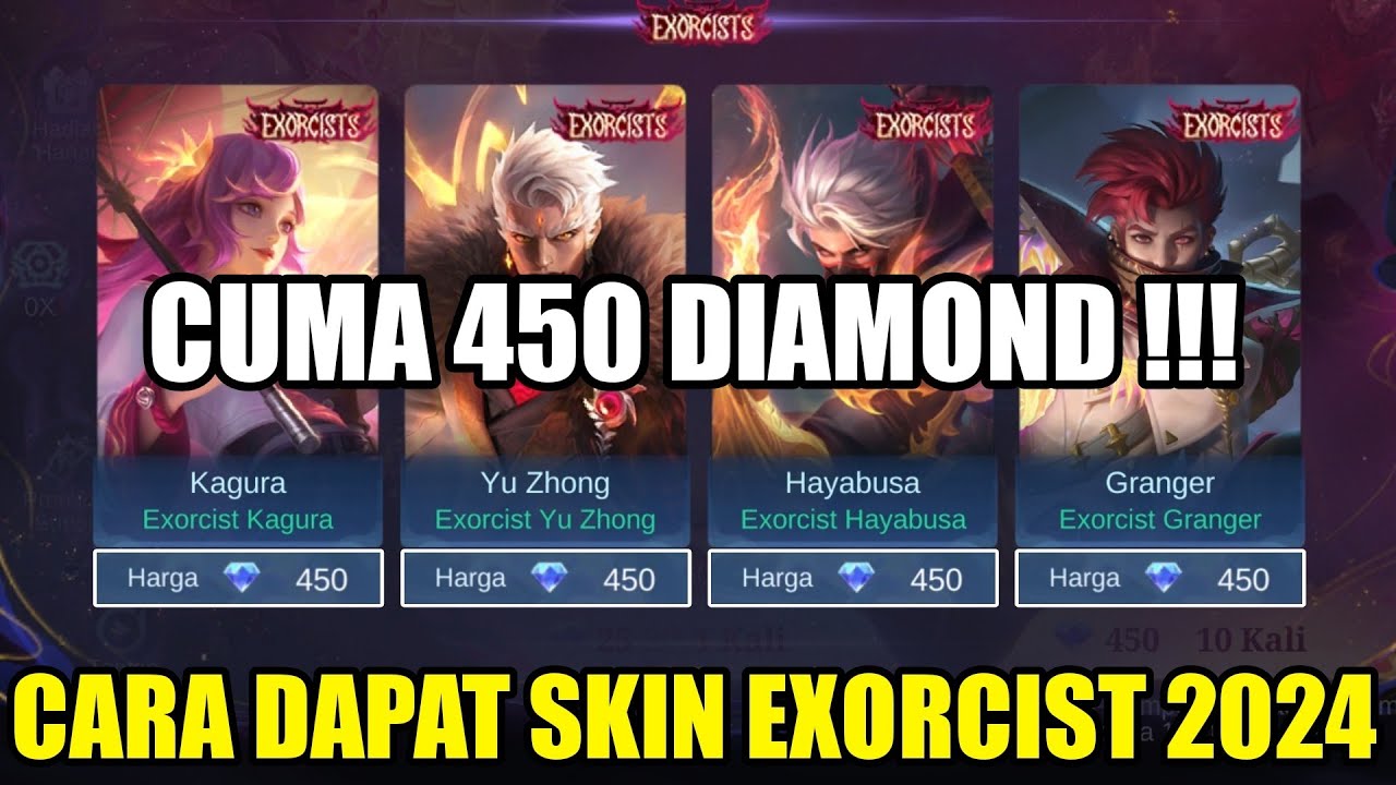 SKIN EXORCIST DIJAMIN 10X DRAW ! PENJELASAN CARA DAPAT SKIN EXORCIST ...