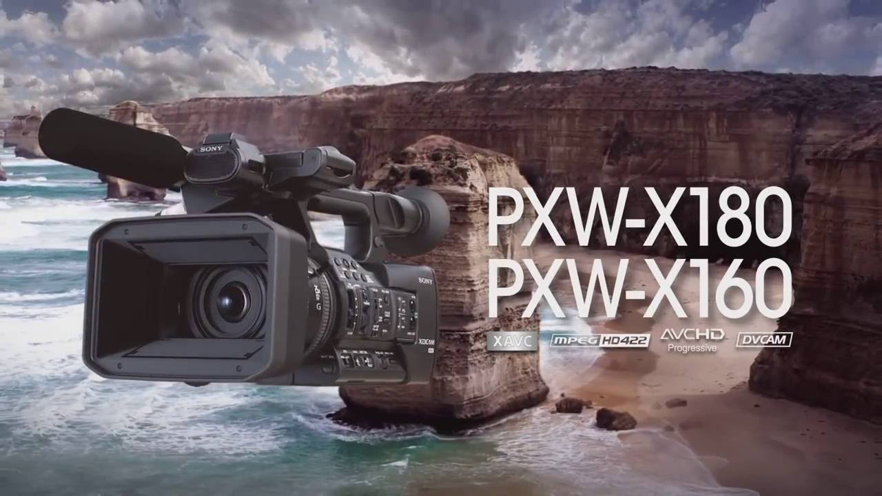 PXW X180 PXW X160 XDCAM 3CMOS Camcorder Functional Video - YouTube