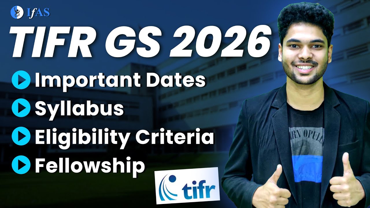 TIFR GS Notification 2026 OUT! Important Date, Eligibility, Syllabus ...