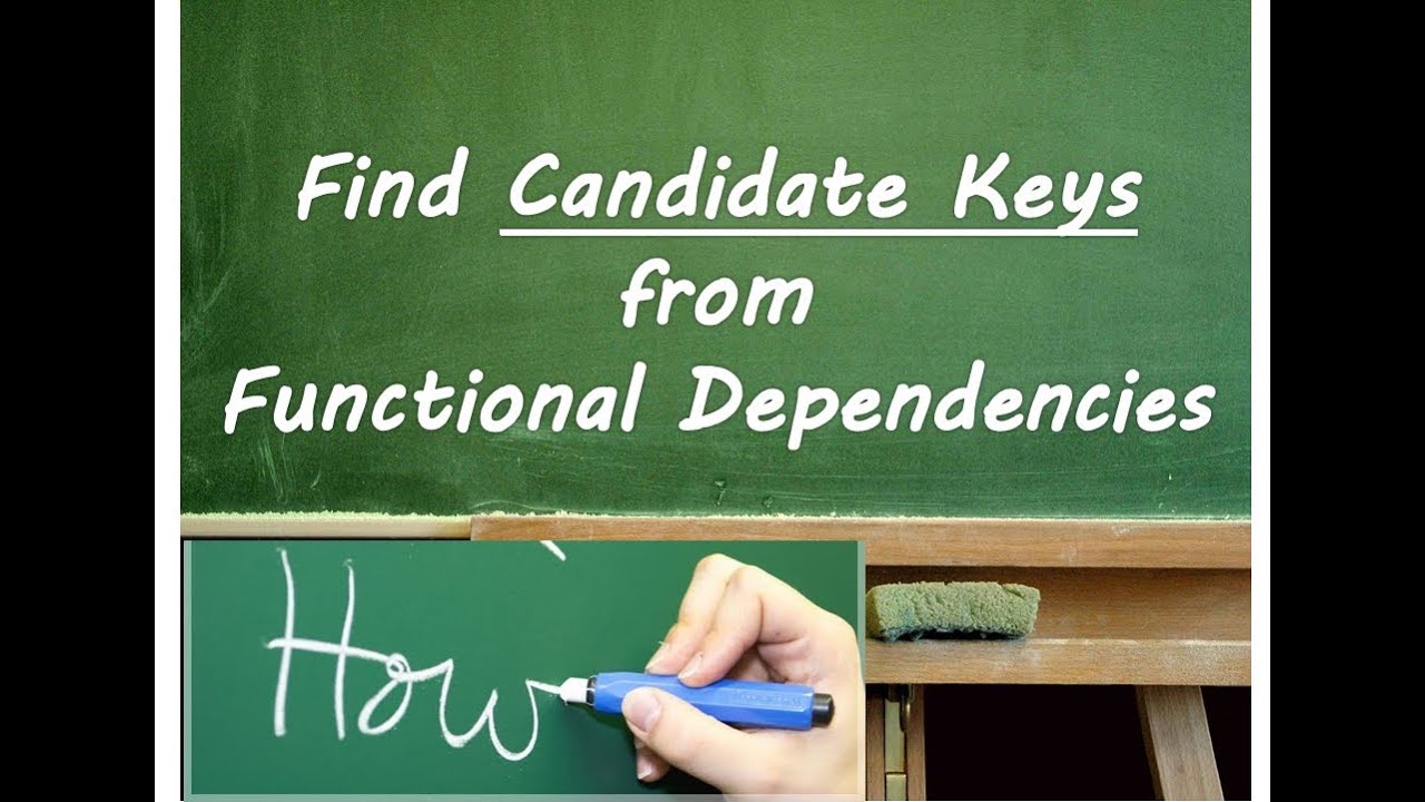 Find Candidate Key from Functional Dependency part-2 - YouTube