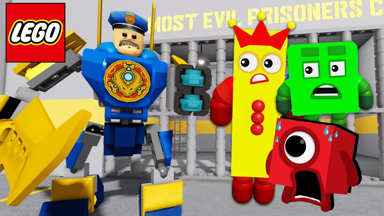 Numberblocks ESCAPE BARRY'S PRISON LEGO MODE in Roblox - YouTube
