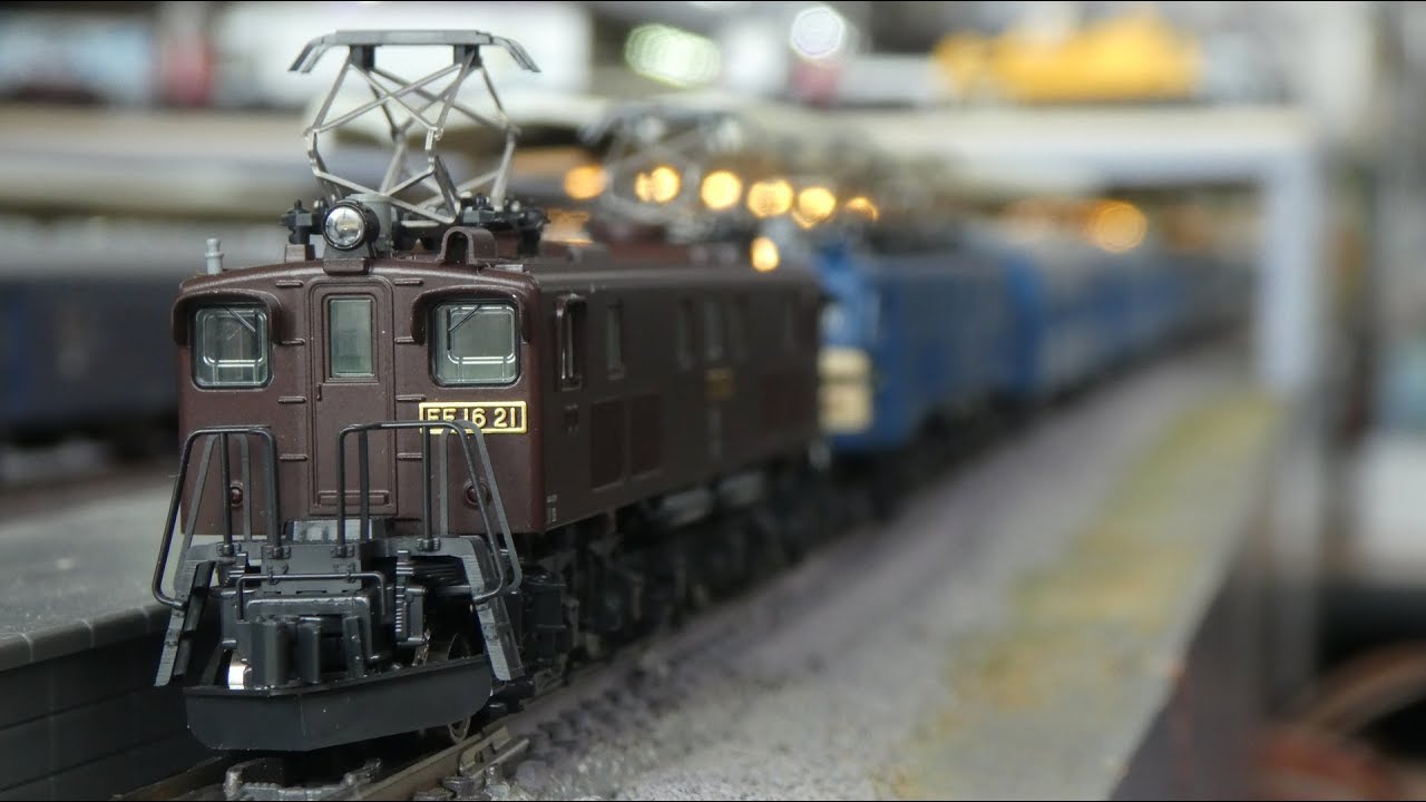 鉄道模型(Nゲージ)：アトリエminamo vol.251：EF16+EF58+夜行急行「能登」 - YouTube