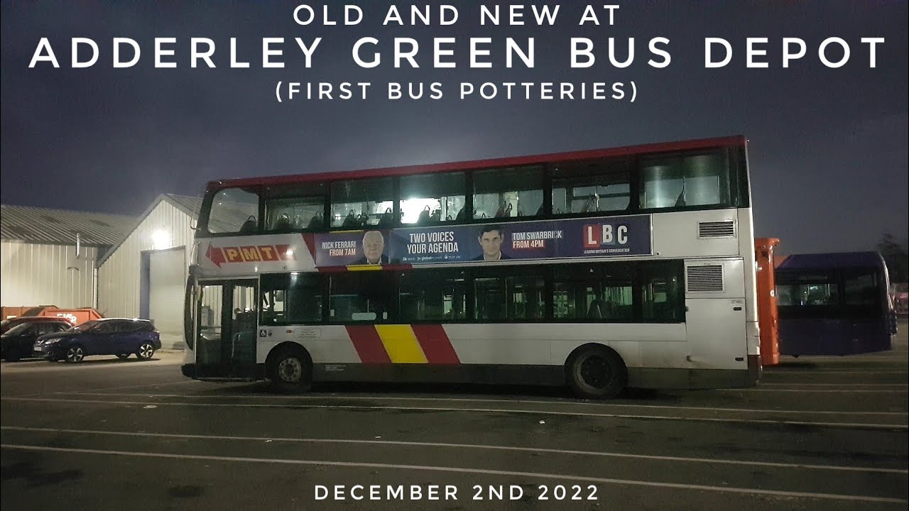 OLD & NEW @ ADDERLEY GREEN BUS DEPOT (FIRST BUS POTTERIES) 2.12.22 ...