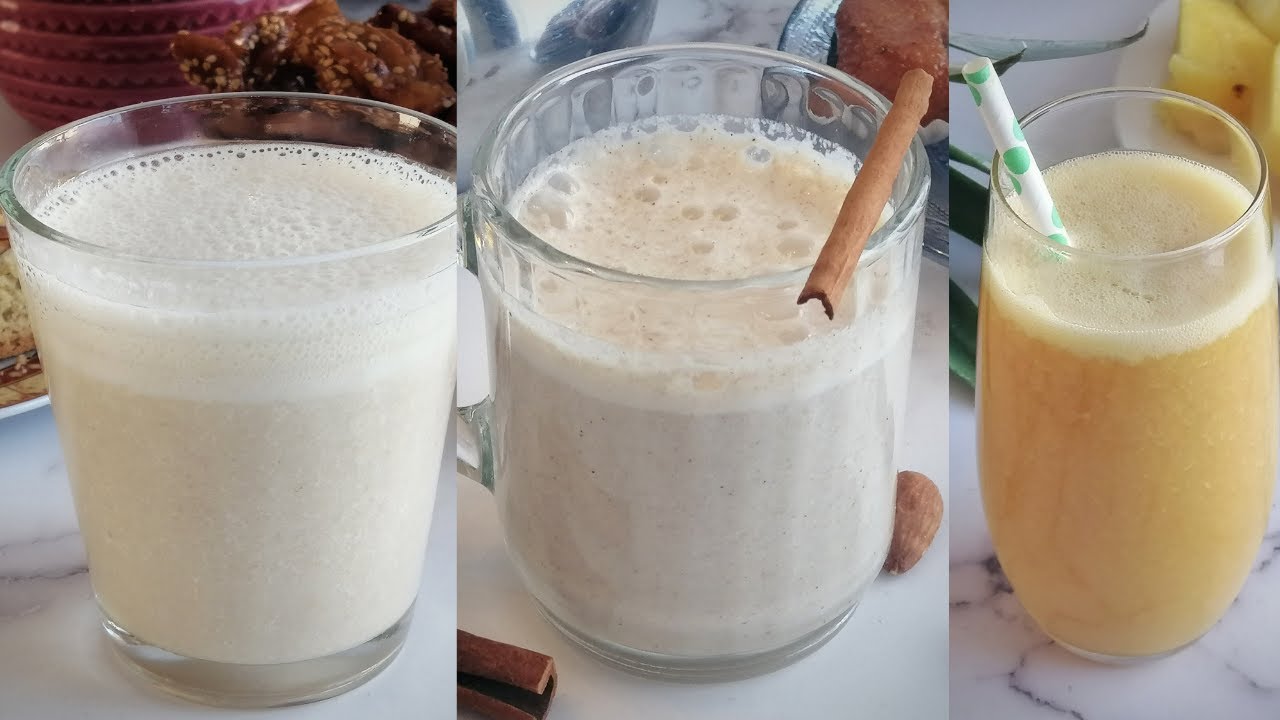 3 différents jus à base de dattes. Excellents pour le Ramadan ou pour ...