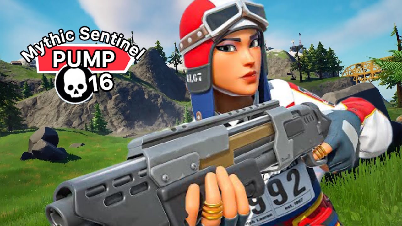 Cracking Fortnite Players with the Mythic Sentinel Pump - YouTube