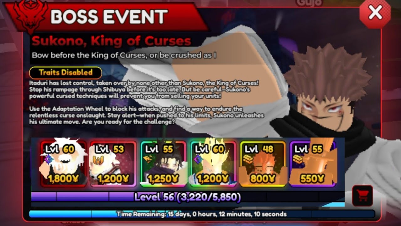 Sukuna Boss Event Lazy Strategy w/ Tutorial - YouTube