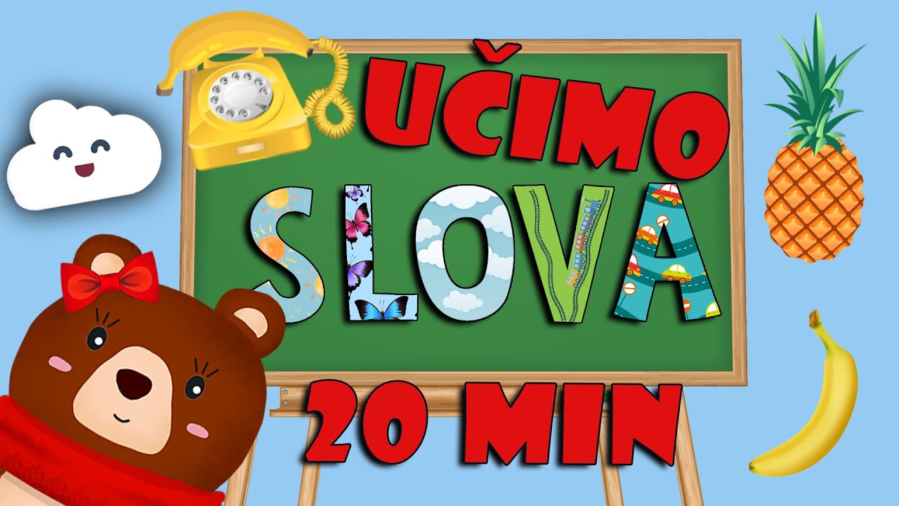 🔠📚 Učimo Mix Abeceda Slova Izgovor Pisanje Mnemotehnika Pjesmice Igre Mama Medo Nas Uči