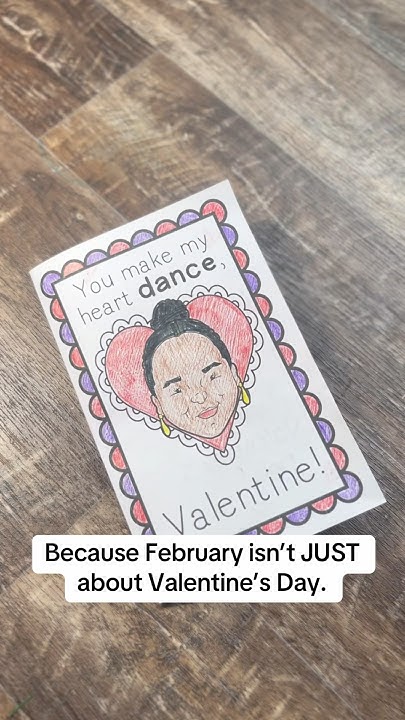 Black History Month Valentine’s Day card for your #classroom! #shorts # ...