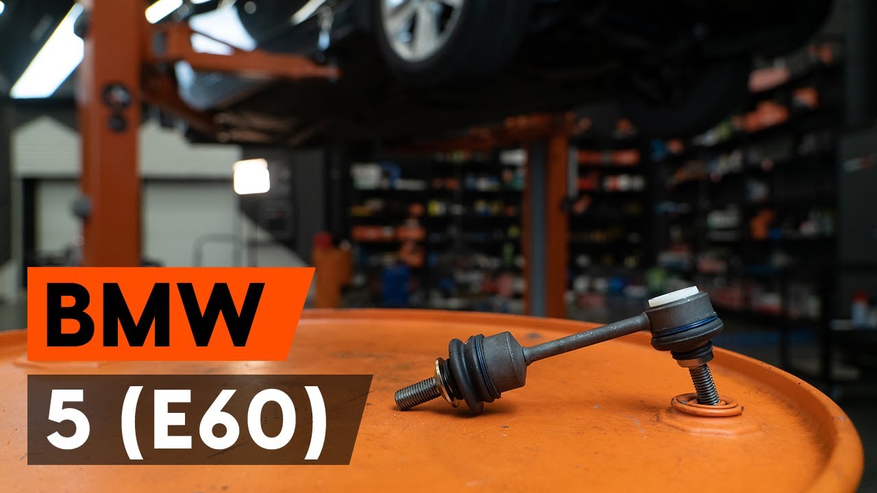 How to change rear anti roll bar link / rear drop link on BMW E60 ...