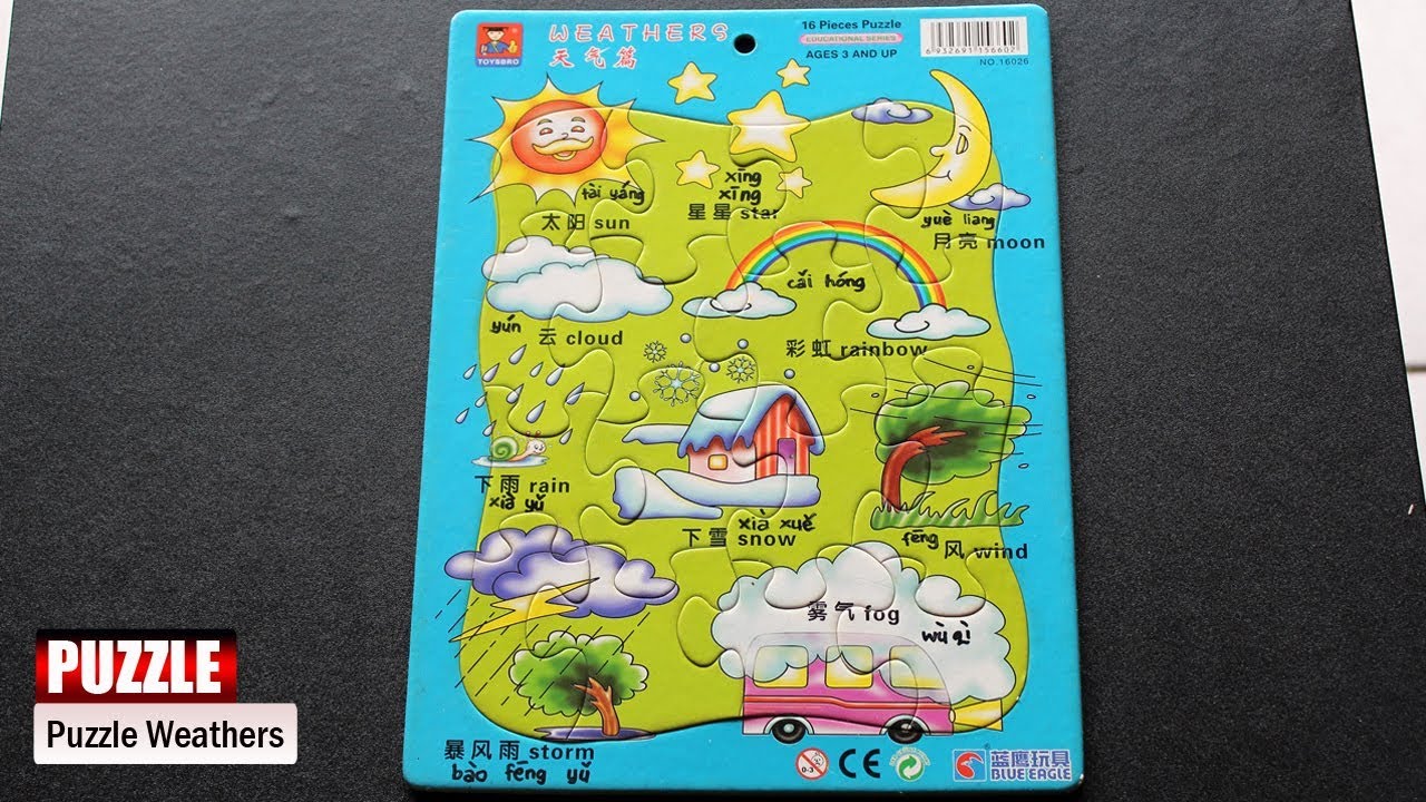 Puzzle Weathers ♥ Permainan Puzzle Anak | Yuuuk Kita Bermain Puzzle ...