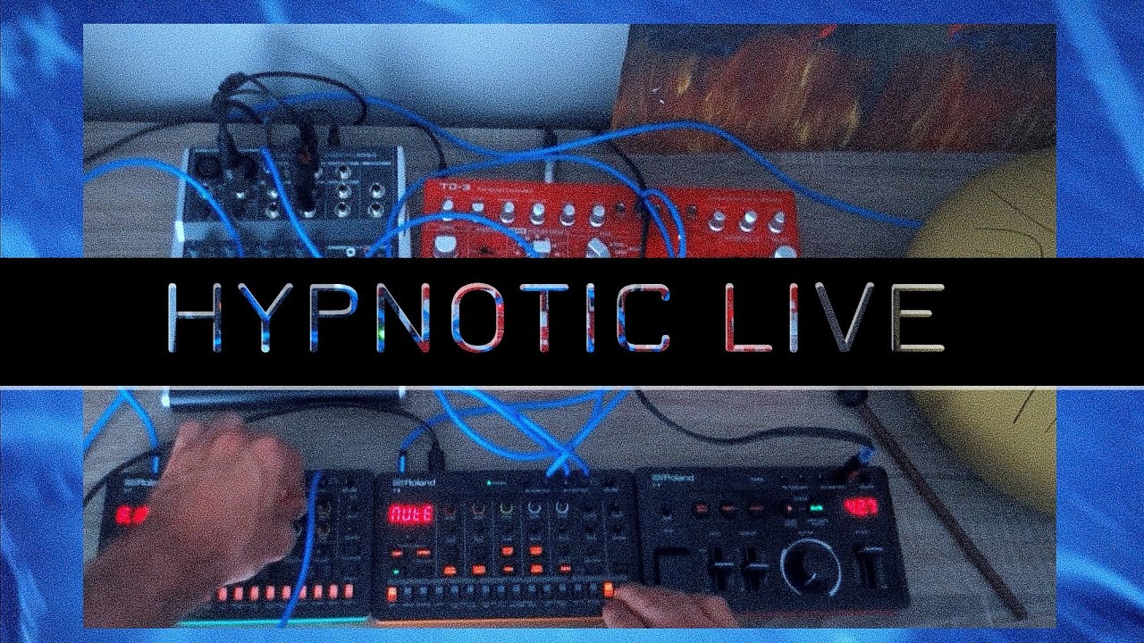 Dawless Hypnotic Live Techno Impro - Roland Aira: S1, T8, E4 and Behringer TD3! - YouTube