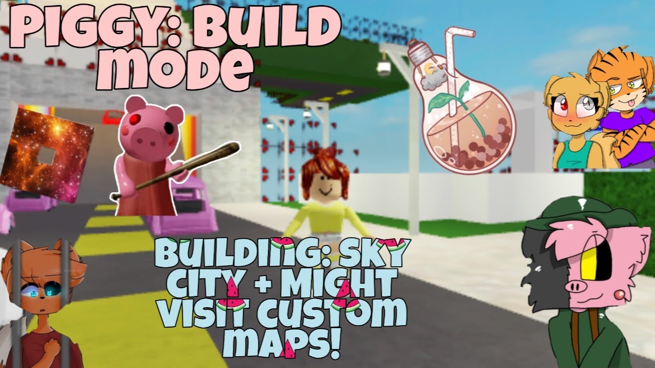 Building My biggest Map In Piggy || Roblox || Live stream - YouTube