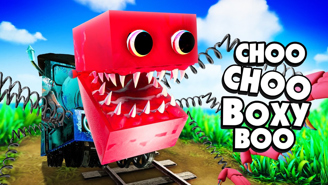 CHARLES became BOXY BOO And Tried to Eat Me! - Choo Choo Charles - YouTube